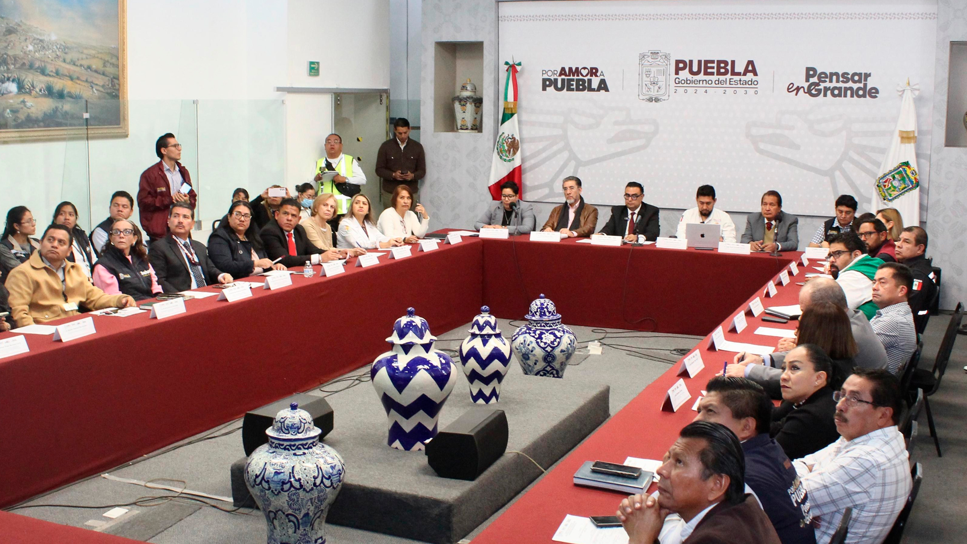 Puebla instala comando de seguridad sanitaria rumbo a 2026